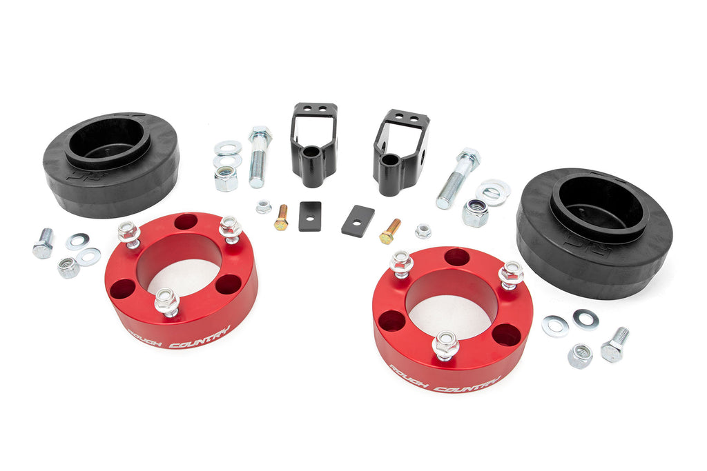 3 Inch Lift Kit | X-REAS | RR Spacers | Red | Toyota 4Runner 4WD (2003 ...